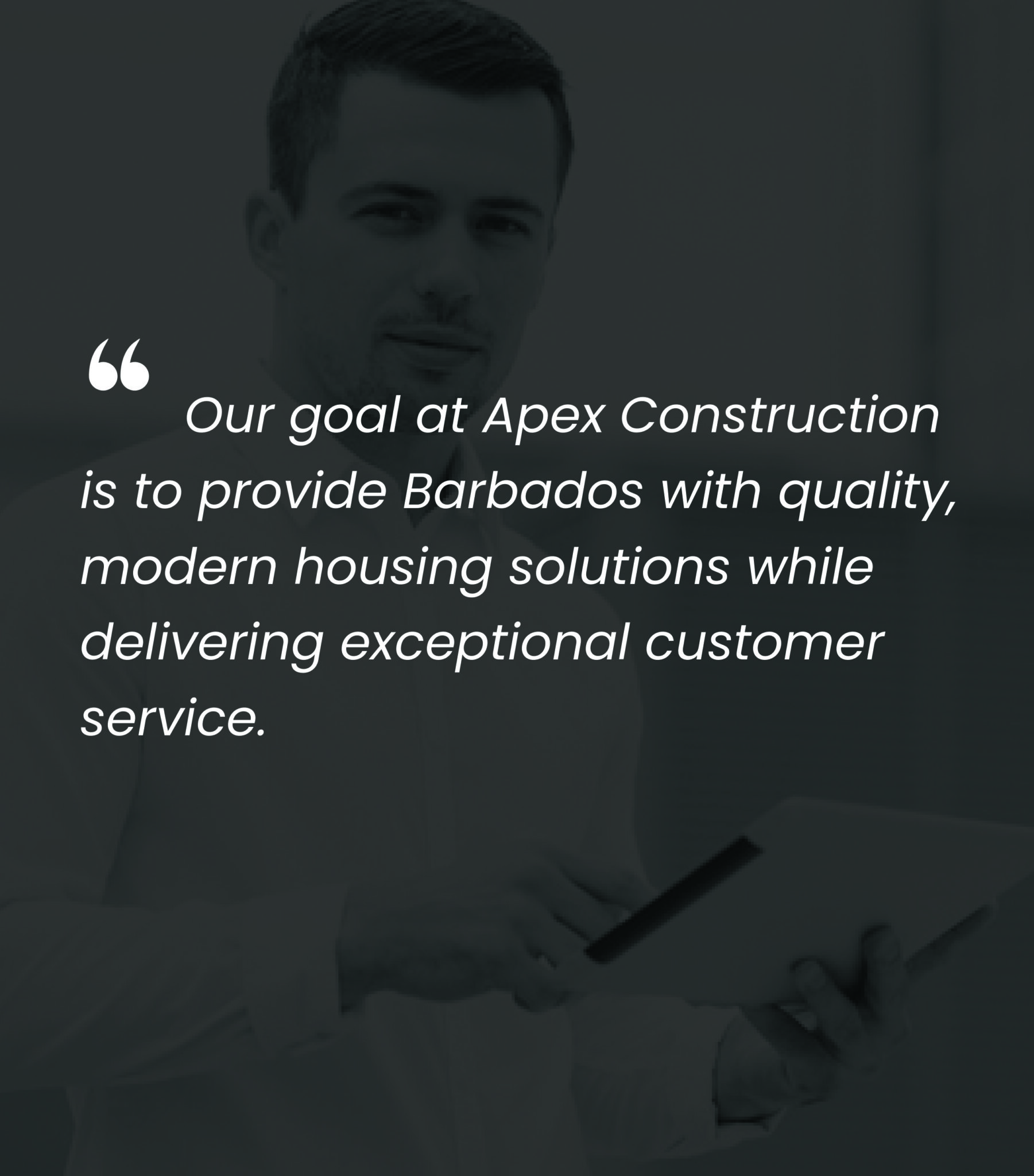 APEX – Providing Barbados with quality, modern housing solutions while ...